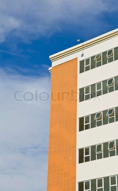 Glass windows of the hotel | Stock image | Colourbox