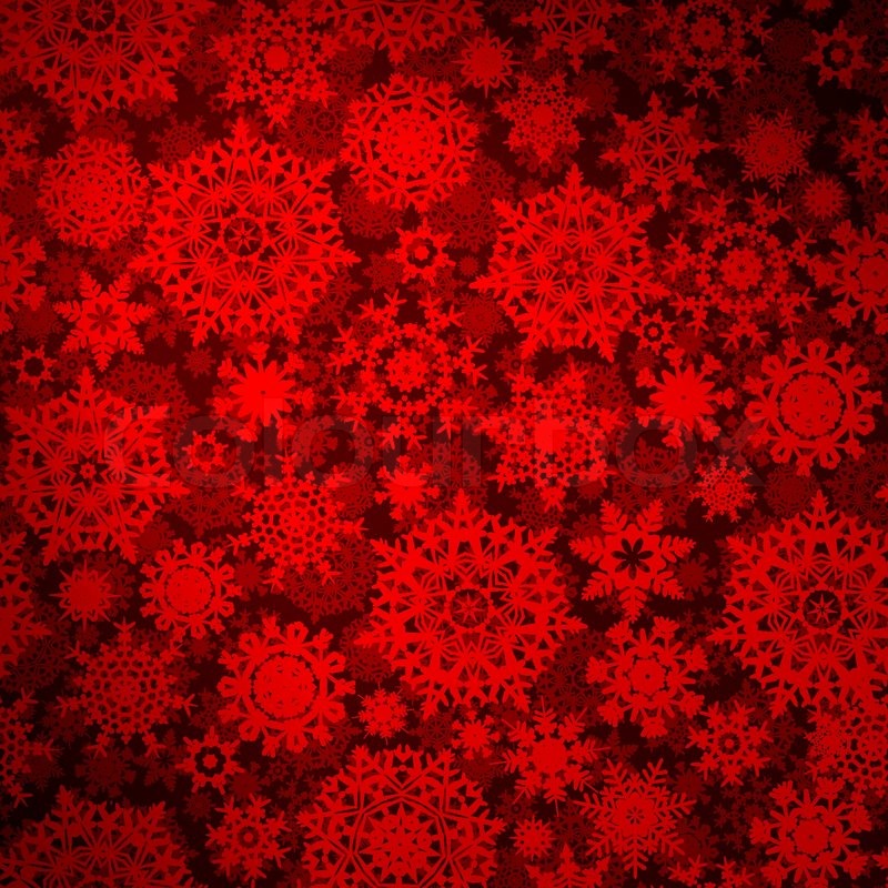 Seamless deep red christmas texture ... | Stock vector | Colourbox