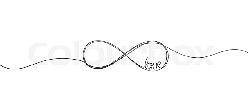Infinity Love Symbol Drawing