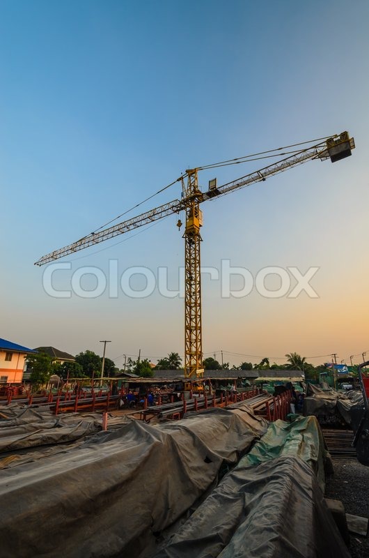 Kran | Stock Bild | Colourbox