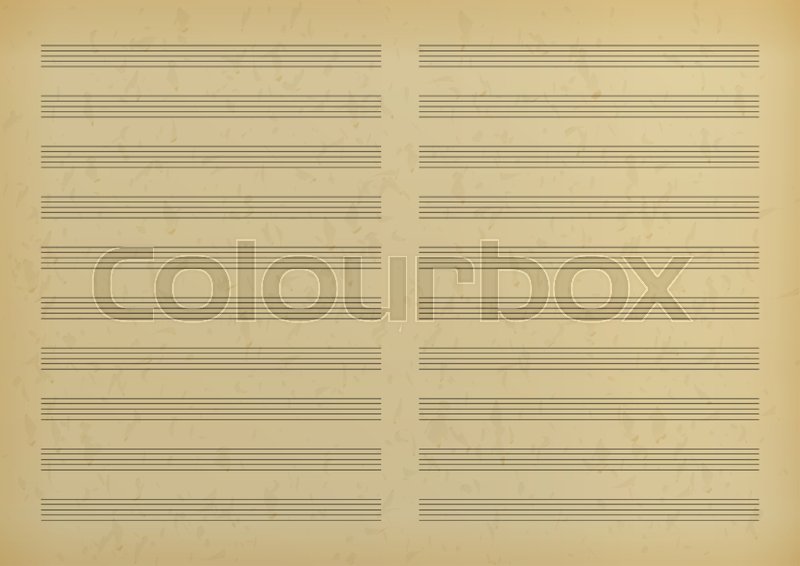 Vintage Music Paper