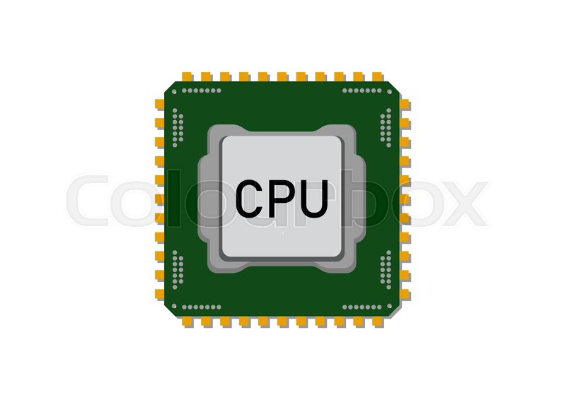Cpu Icon Vector