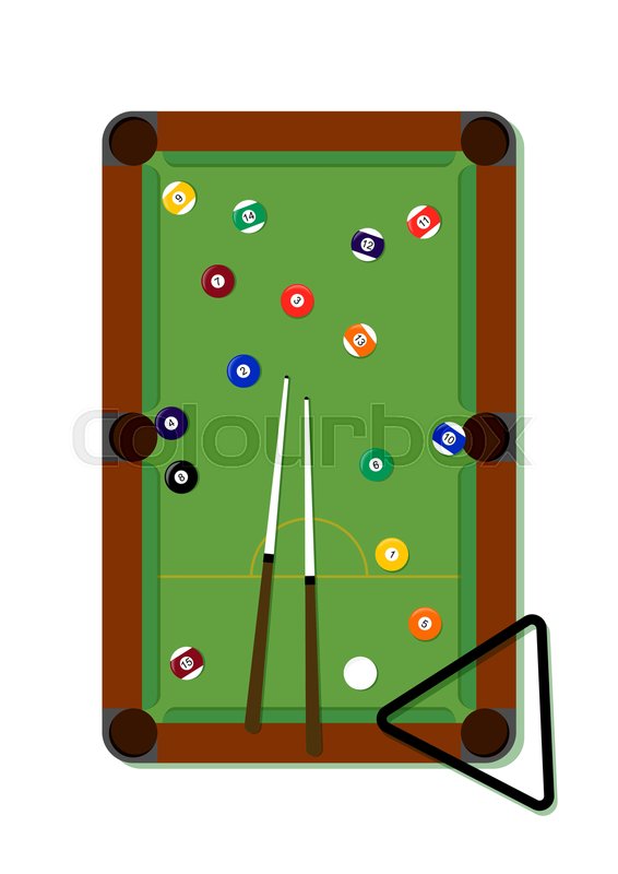 Pool Table Drawing