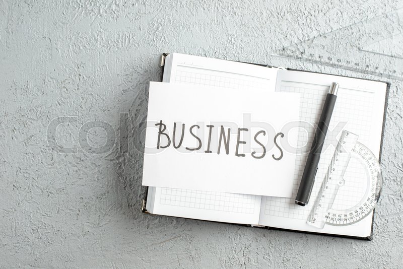 Open Notebook With Writing