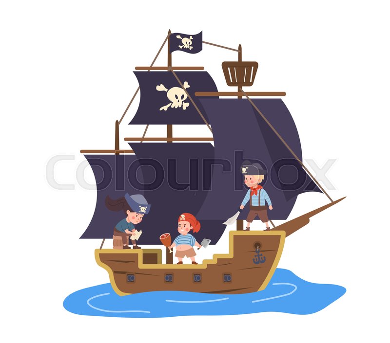 Pirate Ship Clip Art For Kids