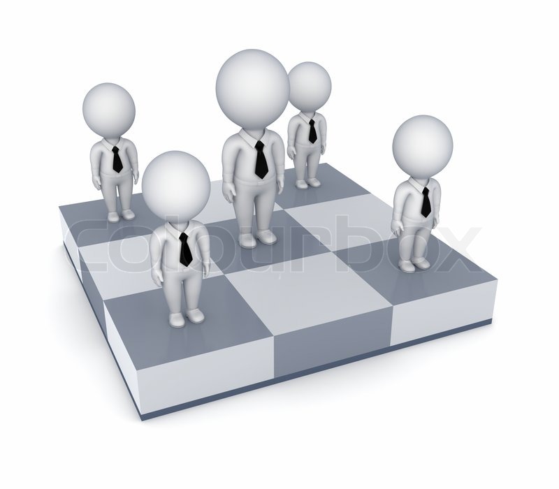 3d small people on a ... | Stock image | Colourbox