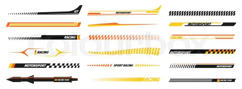 Racing Stripes Vector