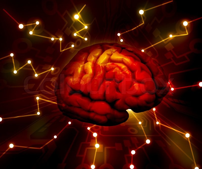 The concept of thinking. background ... | Stock image | Colourbox