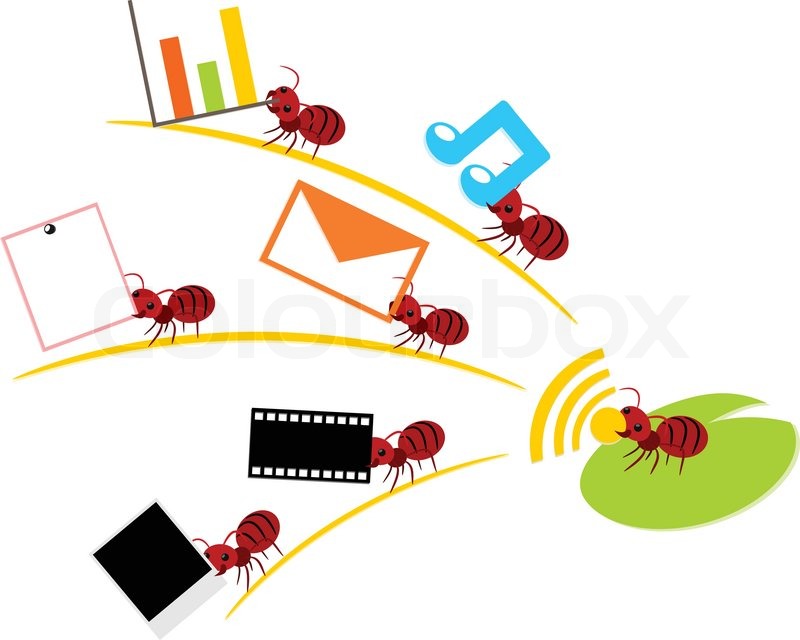 Ants Teamwork Vector
