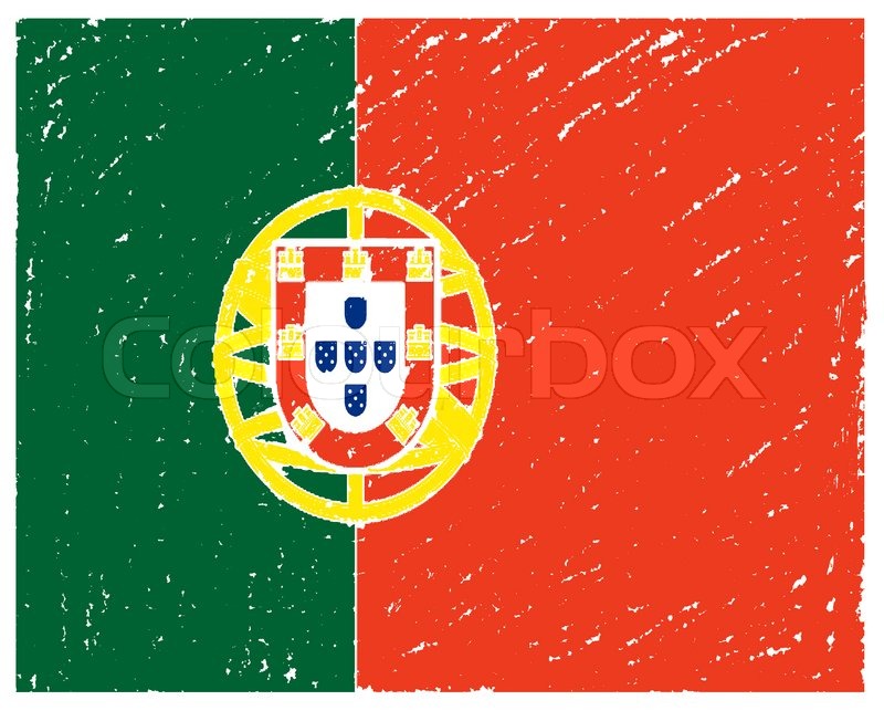 Portugal flag high resolution isolated | Stock image | Colourbox