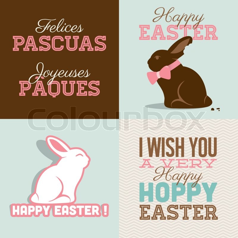 Happy Easter Chocolate Bunny