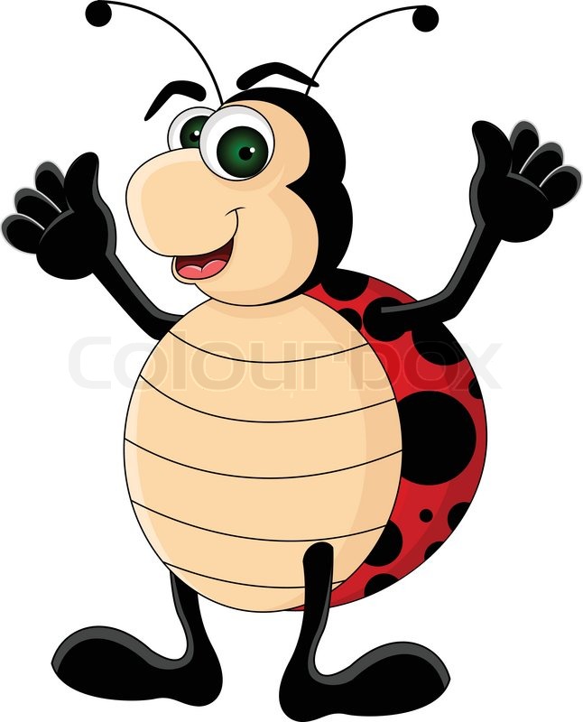 Vector illustration of funny Ladybug ... | Stock vector | Colourbox