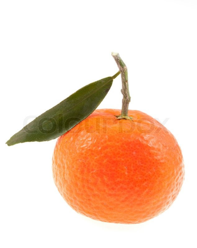 Mandarinen isoliert | Stock Bild | Colourbox