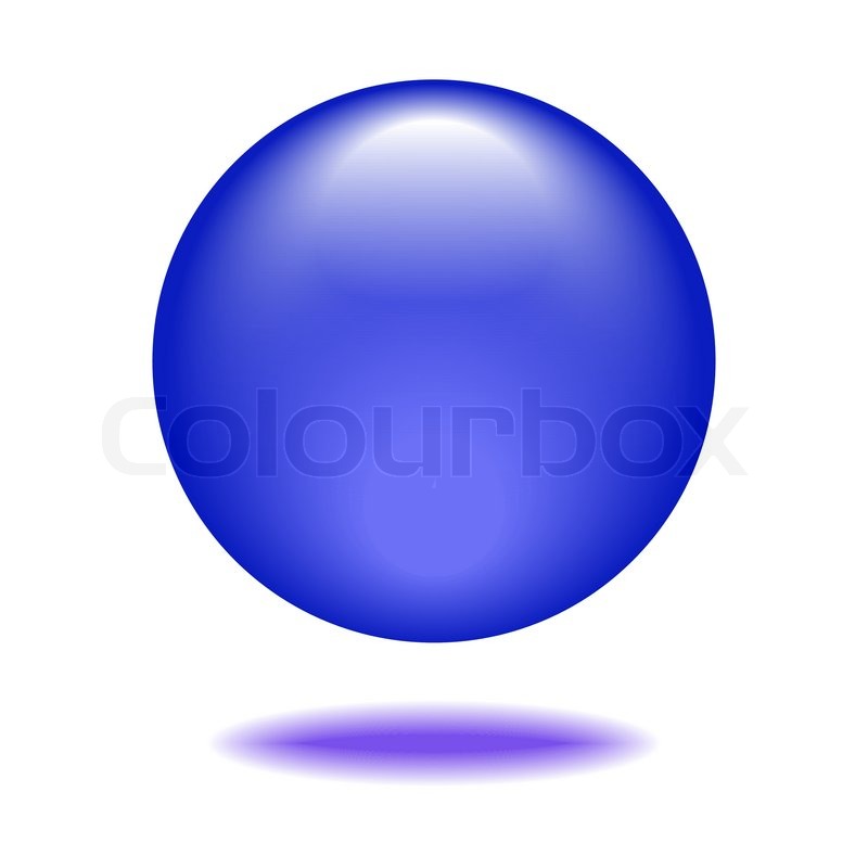 Royal blue Orb Graphic vector eps10 | Stock-Vektor | Colourbox