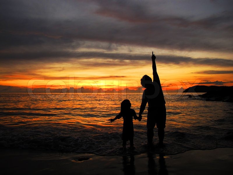 Person Pointing To The Sky