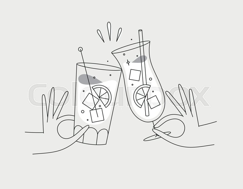 Prost emoticon | Stock-Vektor | Colourbox