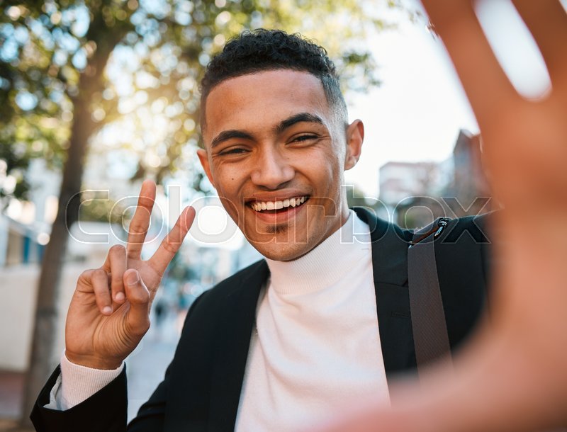 Peaceful Happy Person