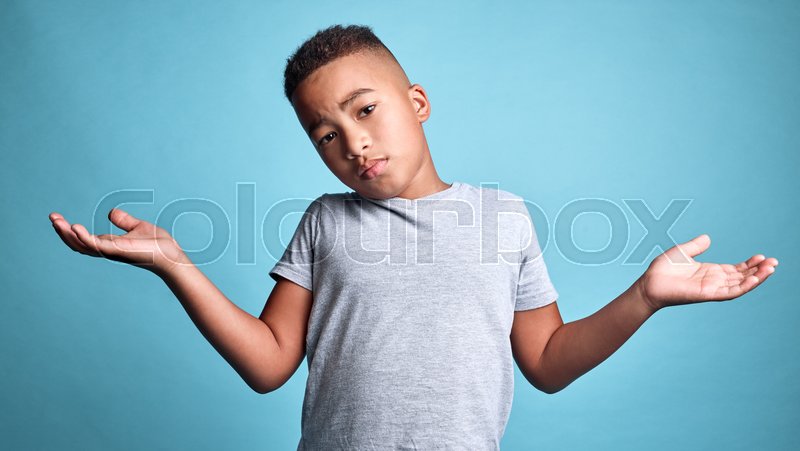 Confused Child Face