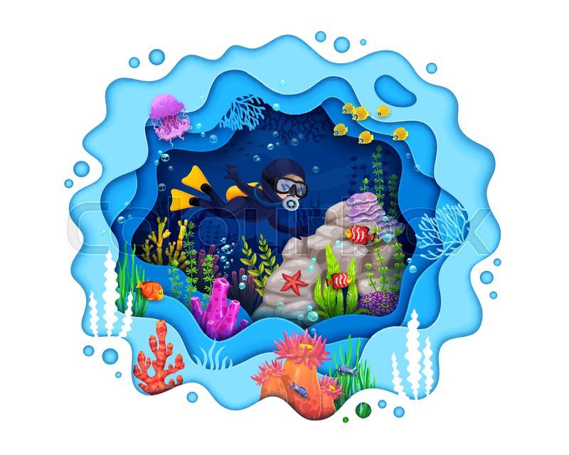 Cartoon Ocean Floor