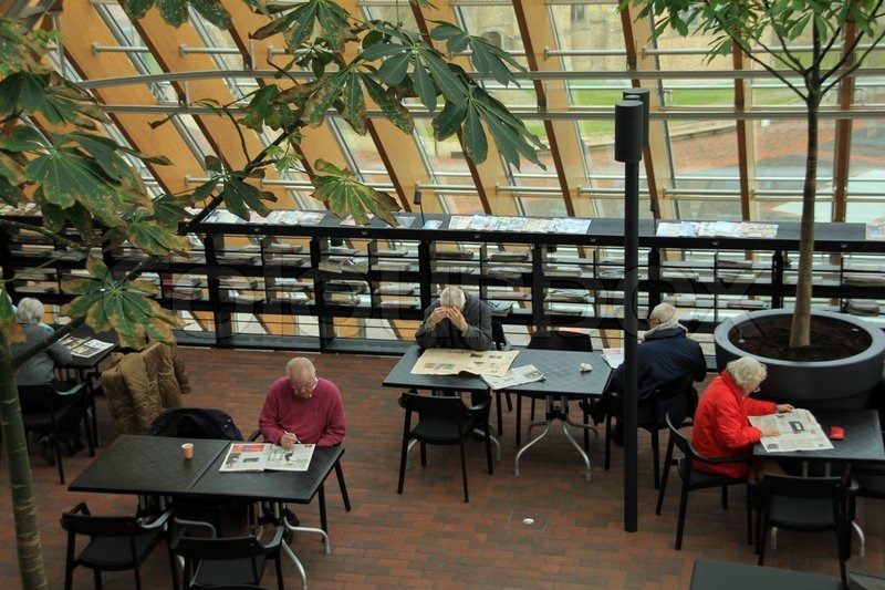 Silence in library. | Stock image | Colourbox