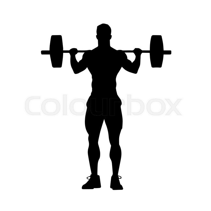 Barbell Snatch Silhouette