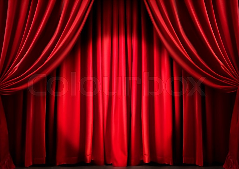 Stage Curtains Closed