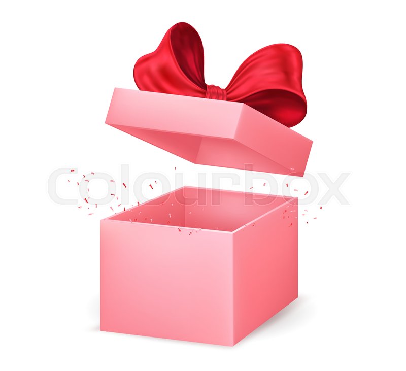 Open Present Vector
