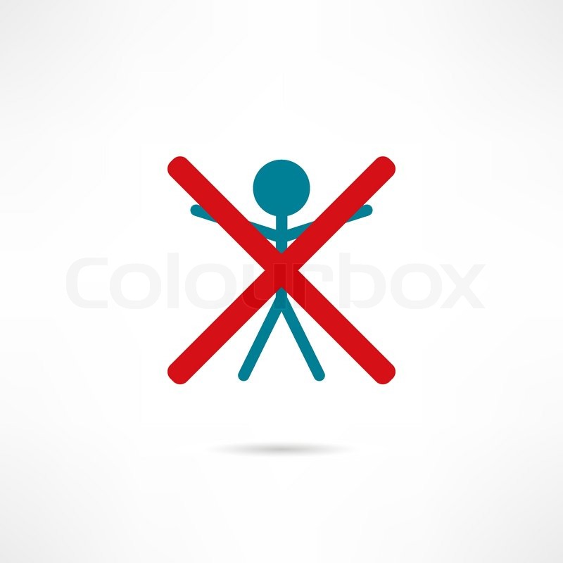 Veto icon | Stock vector | Colourbox