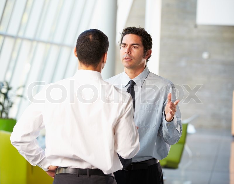 To forretningsmænd under uformelle ... | Stock foto | Colourbox