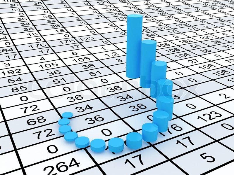 Business statistics | Stock Bild | Colourbox