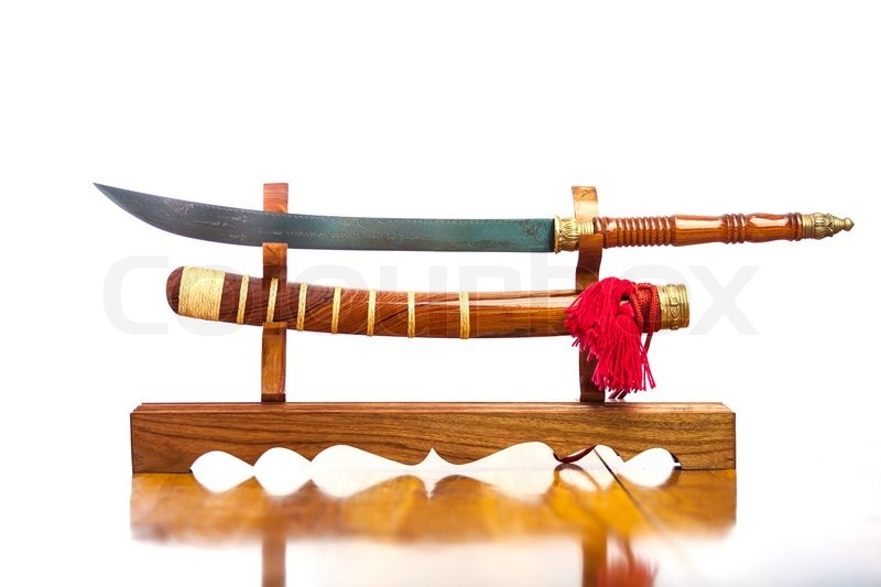 Ancient Thai sword | Stock Photo | Colourbox