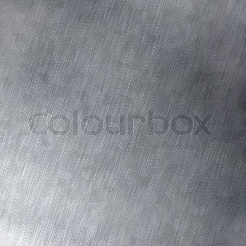 Silber gebürstet eloxiert Metall | Stock Bild | Colourbox