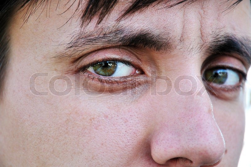 Man eyes close-up portrait | Stock image | Colourbox