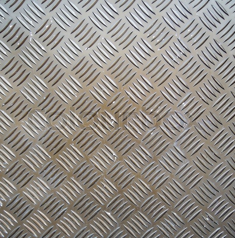 Metal ribbed surface | Stock image | Colourbox