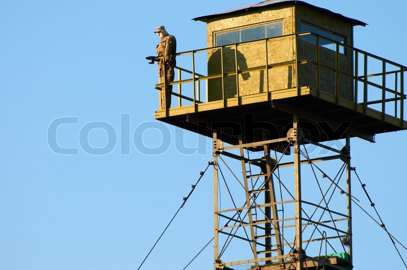 Border Guard watchtower | Stock image | Colourbox