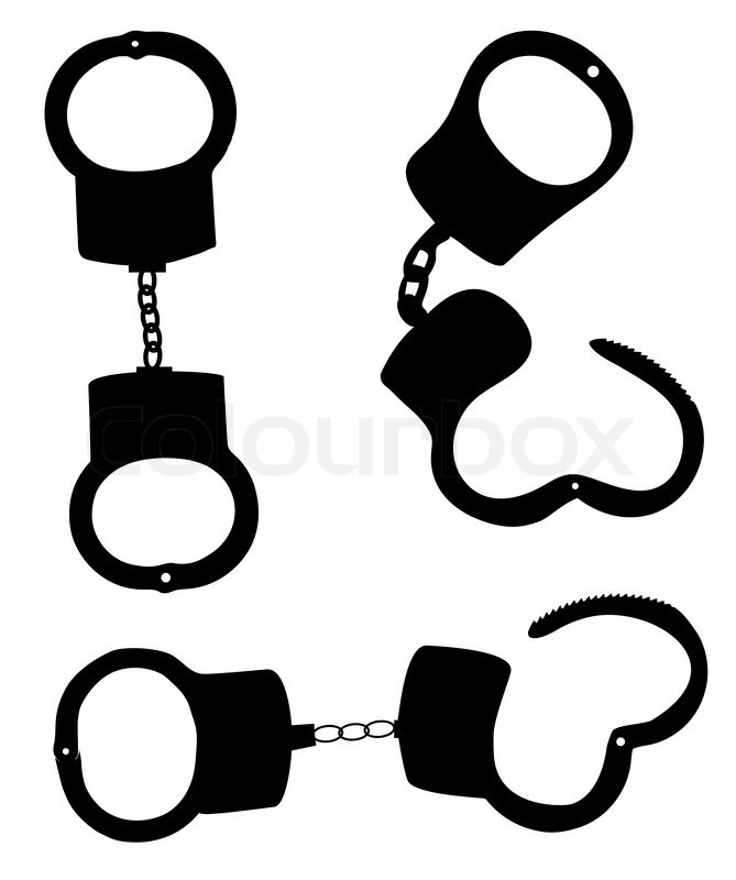 Open Handcuffs Vector