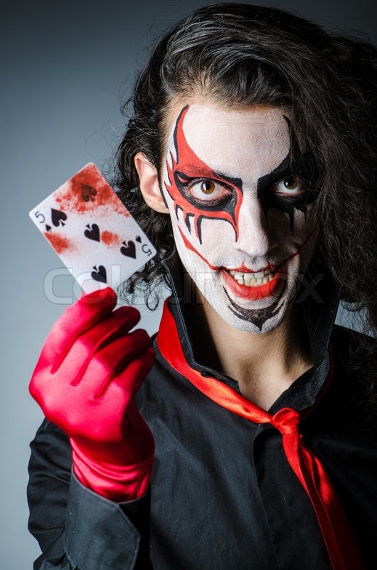 Evil Clown Makeup For Men
