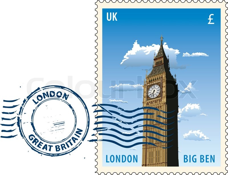 Postmark from London | Stock vector | Colourbox