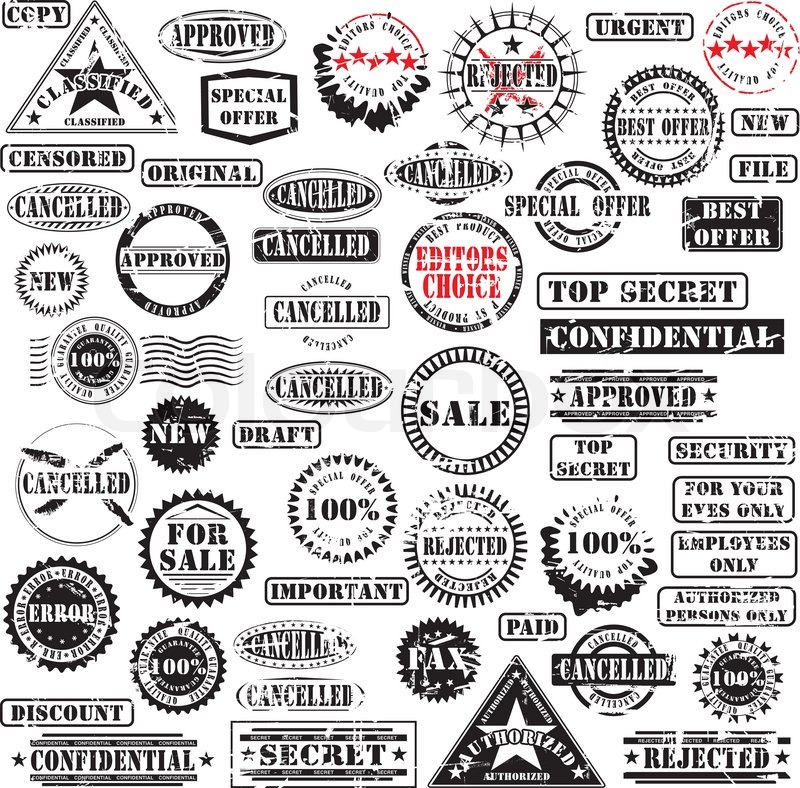 Stempel -Sammlung | Stock-Vektor | Colourbox