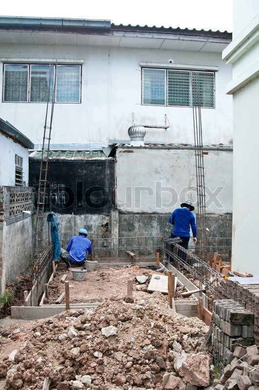 The Home renovation work under ... | Stock image | Colourbox