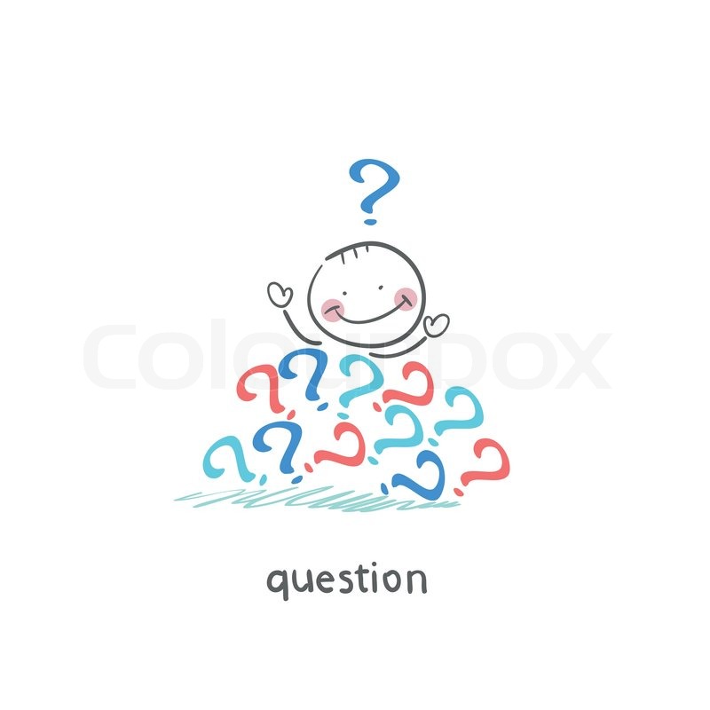 Questions | Stock vector | Colourbox