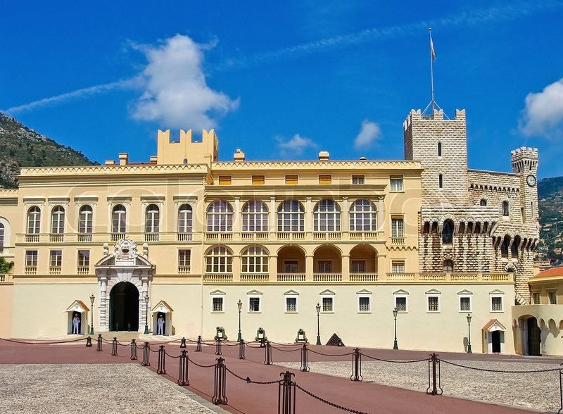 Prince's Palace of Monaco, the official ... | Stock image | Colourbox