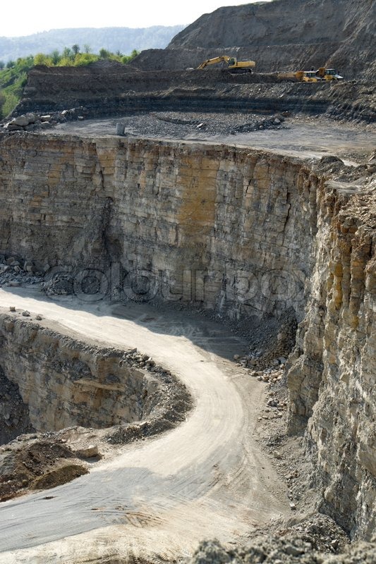 Quarry scenery | Stock image | Colourbox