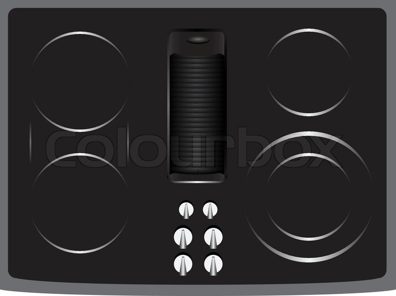 Electric Cooktop | Stock Vector | Colourbox