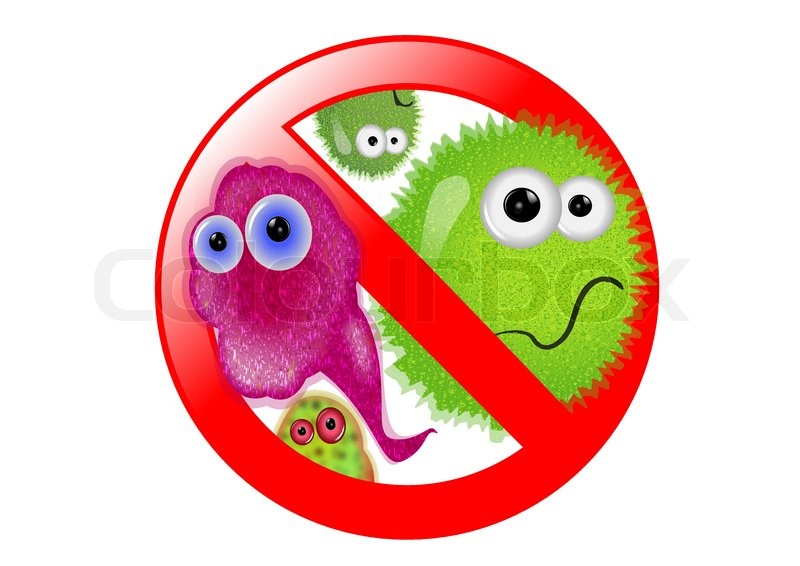 NO GERMS | Stock vector | Colourbox