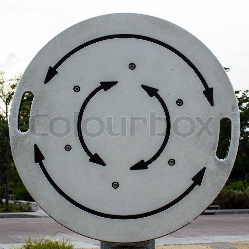 Pfeil Schild links mit | Stock Bild | Colourbox