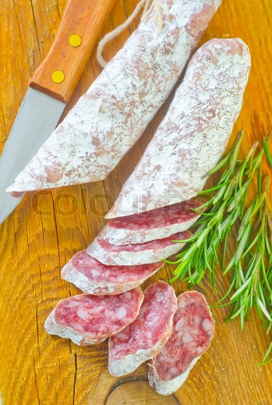 Salami | Stock Bild | Colourbox