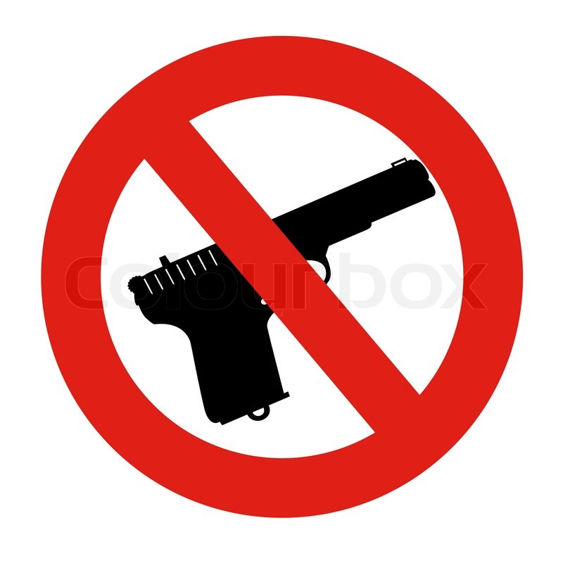 No Gun Clip Art
