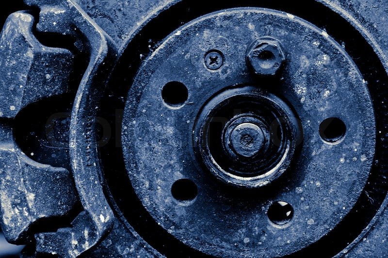 Close up image of car disc break ... | Stock Photo | Colourbox