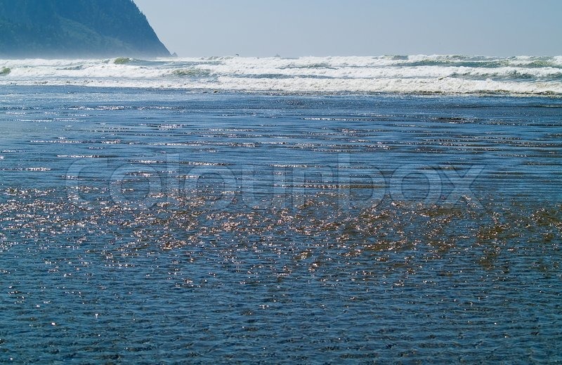 Ocean Waves and Ripples Gently Rolling ... | Stock image | Colourbox